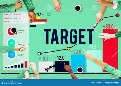 Target Goal Aspiration Aim Vision Success Concept Stock Image Image