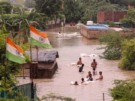 Floods In Delhi Up Assam Punjab Haryana Bihar Orange Maharashtra Yellow