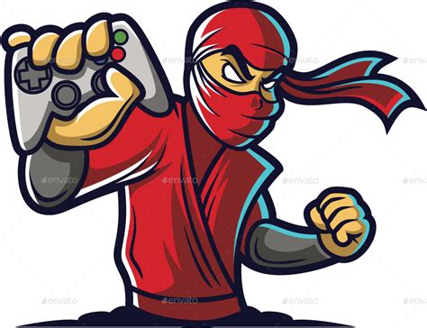 Gaming Ninja Logo Template Logo Templates Graphicriver