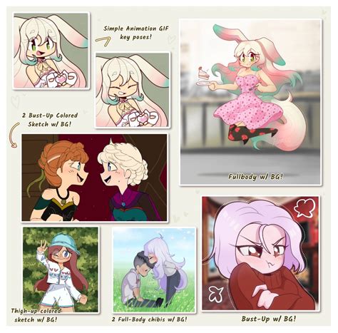Burger Flipper Comms Open Lf Artmoots On Twitter Commissions