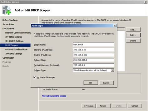 Dhcp Windows Server