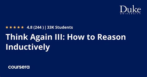 Think Again Iii How To Reason Inductively Coursera