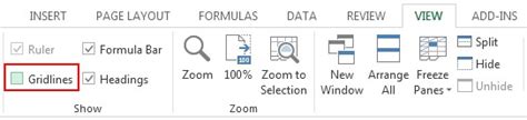 How To Hide Gridlines In Excel Earn And Excel