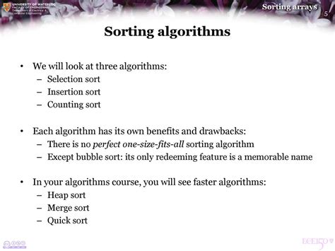 Sorting Algorithms Ppt Download