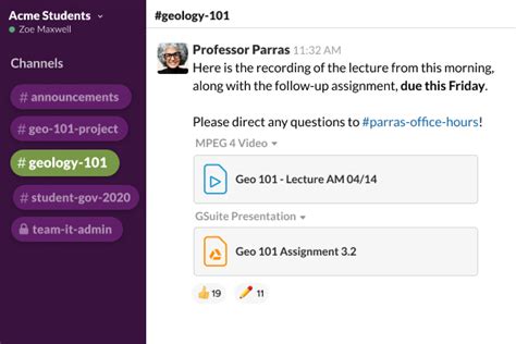 Distance Learning With Slack Slack Slack