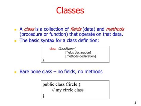 Class And Object Ppt