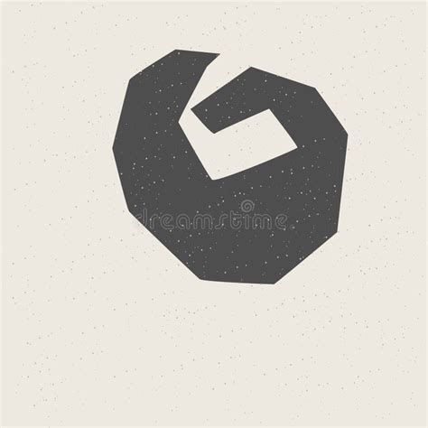 Abstract Application Shape Form Symbol Minimalist Poster Print Template Stock Illustration