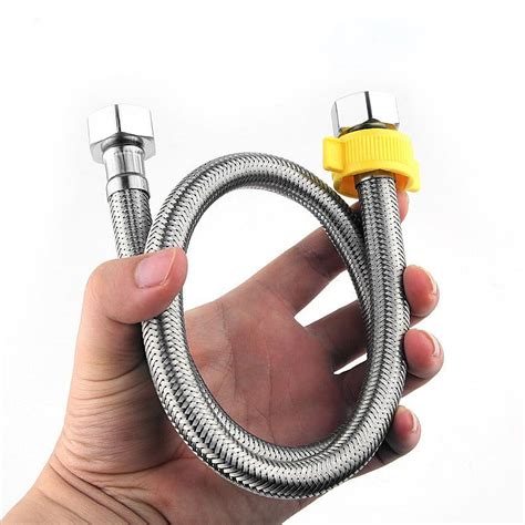 Water Inlet Hose Stainless Steel Alloy Wire Braided Pipe Water Heater