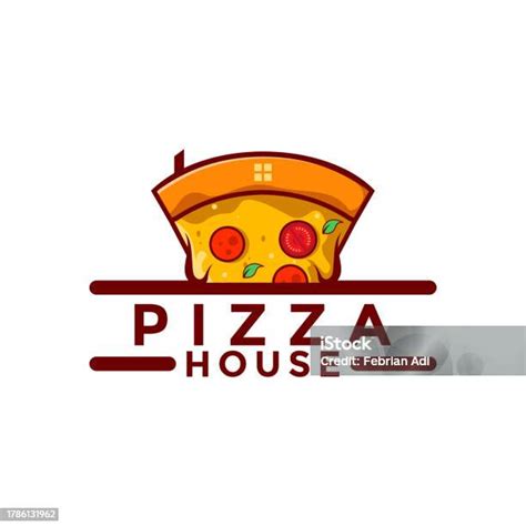 피자 로고 디자인 레스토랑 음식 피자 슬라이스 레스토랑 아이콘 벡터 일러스트 레이 션 템플릿 감정가에 대한 스톡 벡터 아트 및 기타 이미지 Istock