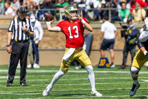 Cj Carr Quietly Carried Notre Dame In Crucial Games Despite The