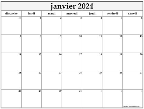Calendrier Janvier 2024 Imprimer Correy Fidelity