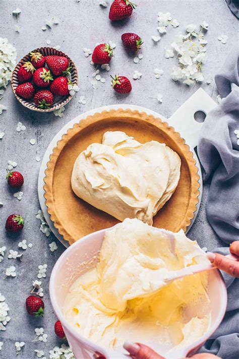 Vanille Pudding Tarte Mit Erdbeeren Vegan Bianca Zapatka Rezepte