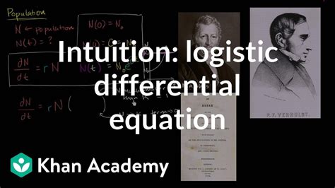 Logistic Differential Equation Intuition First Order Differential Equations Khan Academy