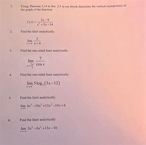 solved 1 using theorem 2 14 in sec 2 5 in our ebook