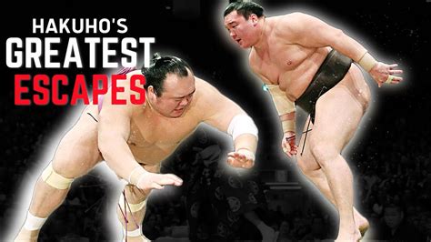 Hakuho Shos Greatest Escapes Youtube