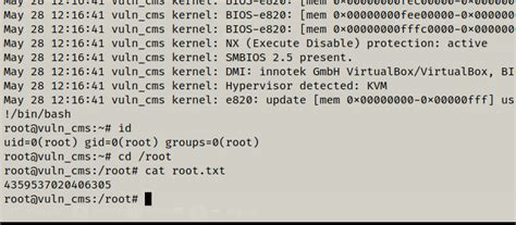 Vulncms Walkthrough Vulnhub Writeup Security