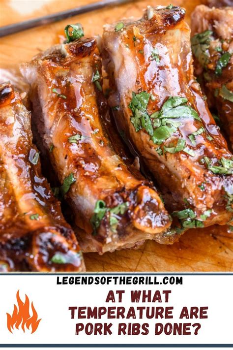 At What Temperature Are Pork Ribs Done Pork Pork Ribs Ribs