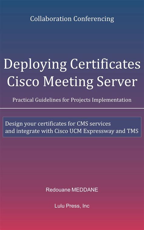 Deploying Certificates On Cisco Meeting Server Lab Topologies Cisco