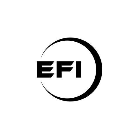 Efi Letter Logo Design In Illustration Vector Logo Calligraphy