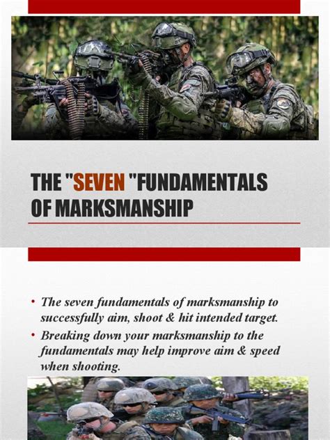 Part 4 7 Fundamentals Of Marksmanship Pdf Shooting Trigger Firearms