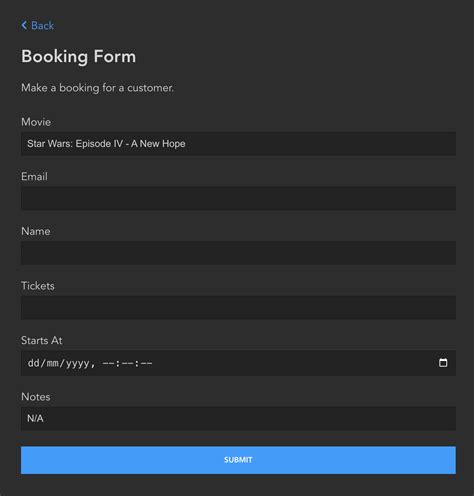 Custom Forms Piccolo Admin Documentation
