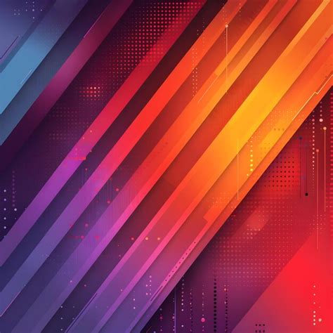 Abstract Background With Diagonal Stripes Dots And Gradient Colors Premium Ai Generated Image