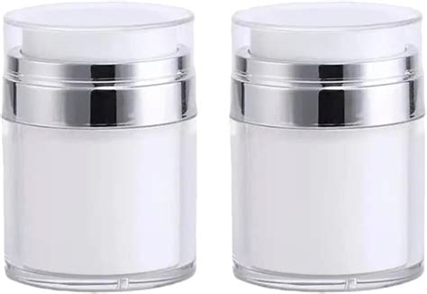 Amazon Monzam 2 PCS 50ml Airless Pump Bottle Airless Pump Jar
