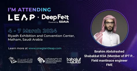 Eng Ibrahim Mohammed Abdulmalik Alraee On Linkedin Leap And Deepfest 2024