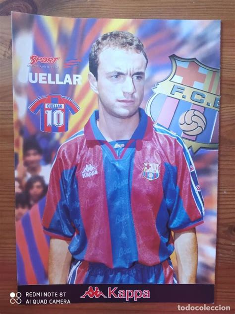 Poster Lámina Cuéllar Fc Barcelona 95 96 Kappa Comprar Carteles De