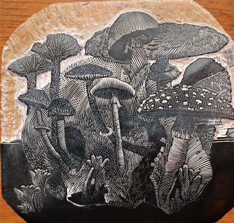 Wood Engraving In The Process R Printmaking