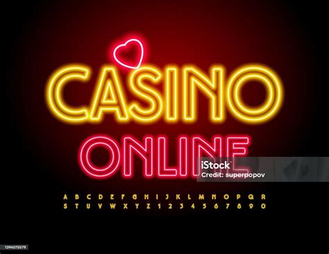 벡터 도박 포스터 카지노 온라인 노란색 네온 알파벳 문자와 숫자 세트 슬롯머신에 대한 스톡 벡터 아트 및 기타 이미지 슬롯머신 컴퓨터 글자 Brand Name