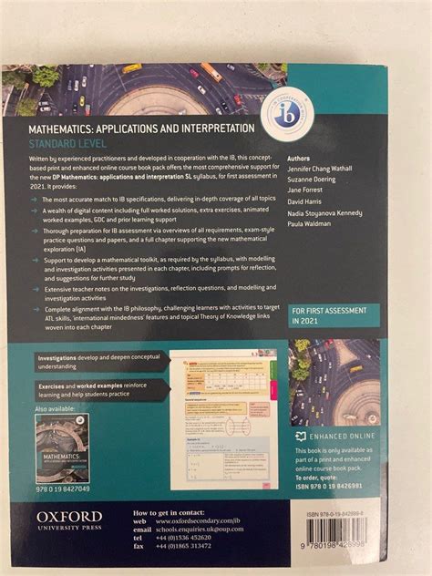 Oxford Ibdp Mai Sl Textbook Hobbies And Toys Books And Magazines Textbooks On Carousell