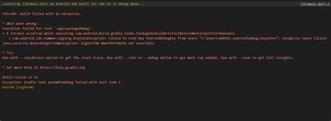 Flutter There Is An Error In Build Gradle Where Debugkeystore Key Is