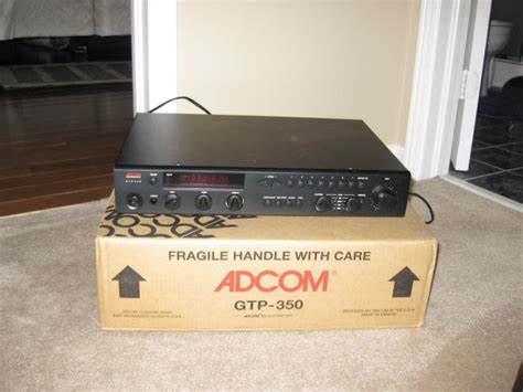 On Hold Adcom Gtp 350 Tuner Preamp Extras For Sale Canuck Audio