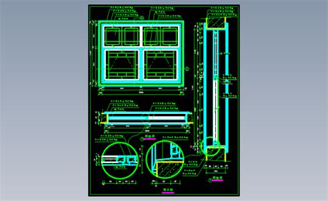 第一节 门窗 AutoCAD 2004 模型图纸下载 懒石网