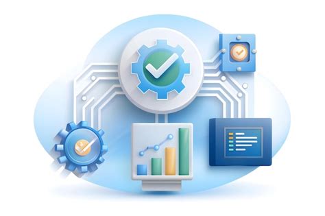 ai data processing quality control concept ai icons enhancing quality