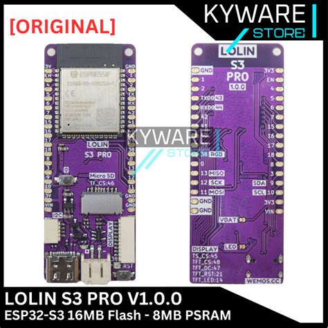 Jual Lolin S Pro V Wifi Ble Iot Board Esp S Mb Flash Mb