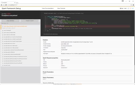Github Perwendelspark Debug Tools Better Error Pages For The Spark Java Micro Framework