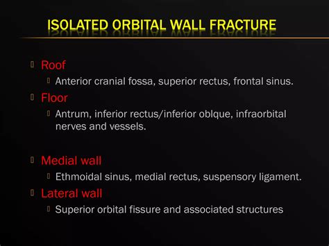 Orbital Fractures Ih Ppt