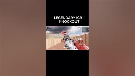 Legendary Icr 1 Knockout Codm Youtube