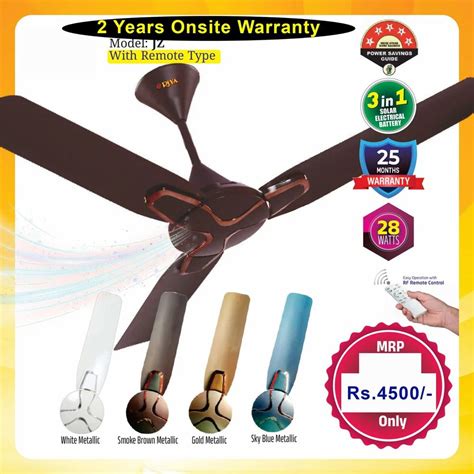Bldc Ceiling Fan 1200 Mm At ₹ 4500piece In Puthukkad Id 2855559188197