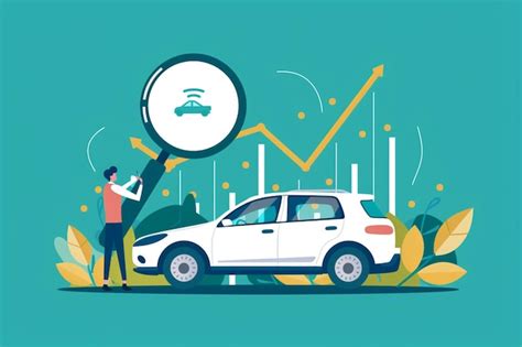 Figure Examining Automotive Analysis Scene Premium Ai Generated Vector