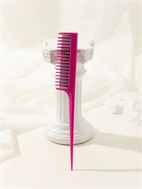 1 Peça Pente de Cabelo Design de Cauda de Rato Dentes Altos e Baixos para Estilo