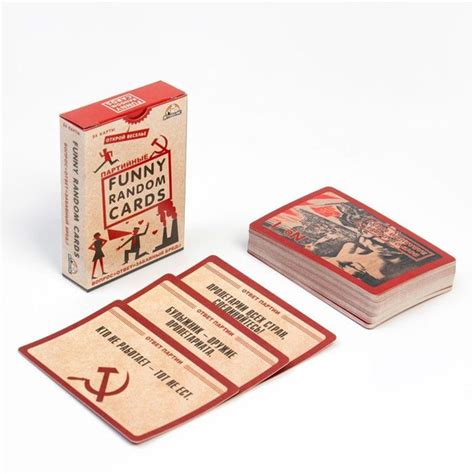 Настольная игра для взрослых для компании "Funny Random Cards", 54 ...