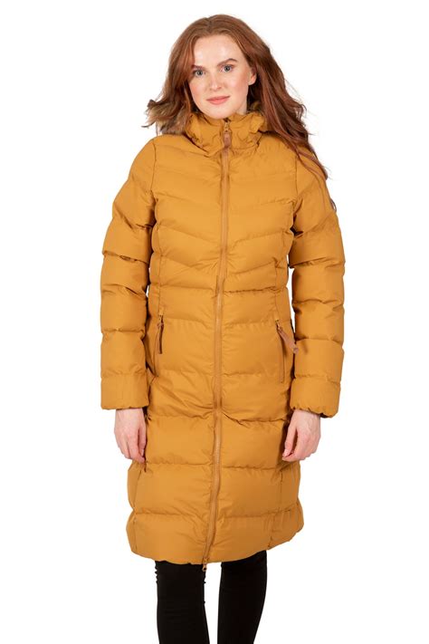 Trespass Подплатено зимно яке Audrey с качулка Охра Xs Emag Bg