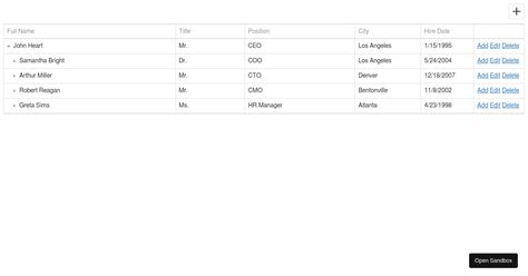 Popup Editing Devextreme Tree List Codesandbox