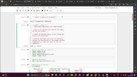 Video Finished Data Science Internship At Cognifyz Kailash Varma
