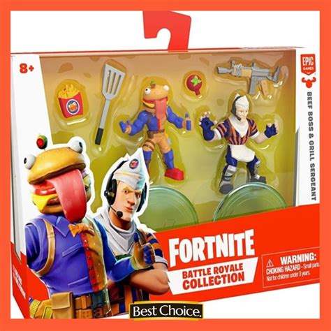 Jual Fortnite Battle Royale Collection Beef Boss And And Grill Sergeant