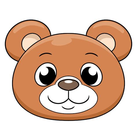 How To Draw A Bear Face