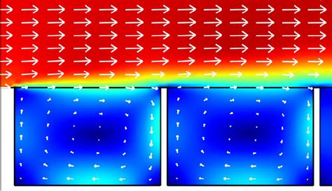 Simulated Velocity Values And Velocity Vectors For The Groyne Field N1